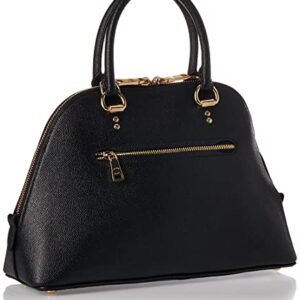 Coach Katy Satchel In Signature Canvas (Black)