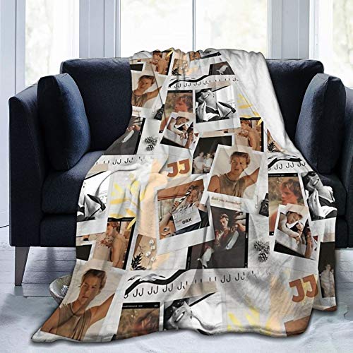 ABSFORTY Ultra Soft Flannel Fleece Blanket JJ Rudy Pankow Aesthetic Outer Banks Collage Stylish Bedroom Living 50"x40" Room Sofa Warm Blanket for Adult