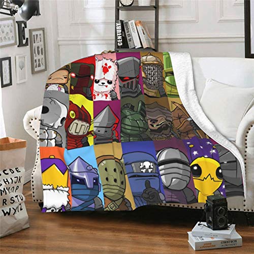 uiuzirv Novelty Blanket Throw Game Blanket Super Soft Fleece Plush Blankets for Bed Luxury mat Warm Cozy Microfiber Flannel Lightweight Throw Blanket for Fall Winter and Spring for Man,Women 60" x50