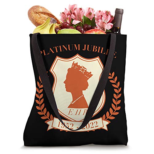 Platinum Jubilee British Monarch Queen Tote Bag