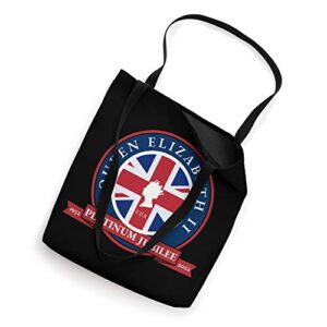 Platinum Jubilee British Monarch Queen Tote Bag