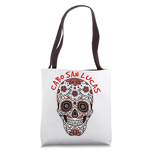 Cabo San Lucas Sugar Skull Tote Bag