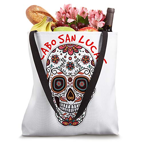 Cabo San Lucas Sugar Skull Tote Bag