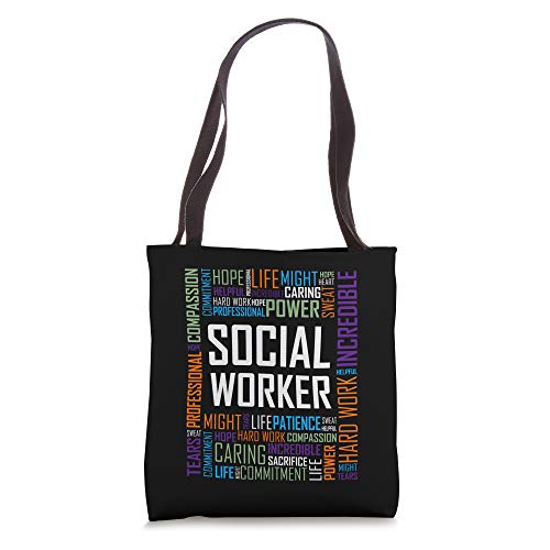 Social Worker Shirt for Women and Men Gift Tshirt Tote Bag