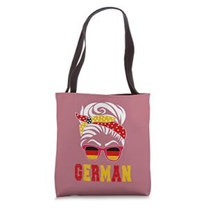 Germany flag German girl Tote Bag