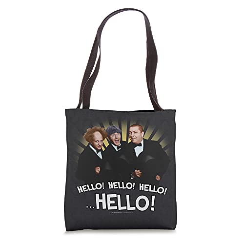 The Three Stooges Hello! Hello! Hello! ...Hello! Tote Bag