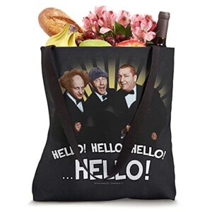 The Three Stooges Hello! Hello! Hello! ...Hello! Tote Bag