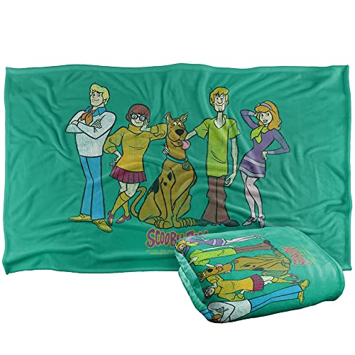 Scooby Doo Scooby and Group Silky Touch Super Soft Throw Blanket 36" x 58",Scooby Gang