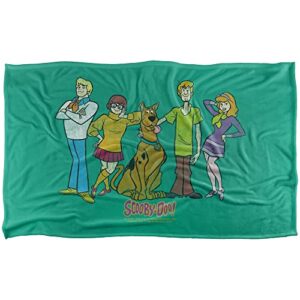 Scooby Doo Scooby and Group Silky Touch Super Soft Throw Blanket 36" x 58",Scooby Gang