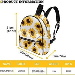 Youngerbaby Blue Dragonfly Print Women Backpack Purse PU Leather Ladies Shoulder Bags Rucksack Zipper Pocket Double Strap Handbags Anti-theft Satchels