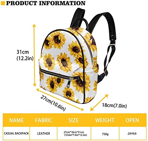 Youngerbaby Blue Dragonfly Print Women Backpack Purse PU Leather Ladies Shoulder Bags Rucksack Zipper Pocket Double Strap Handbags Anti-theft Satchels