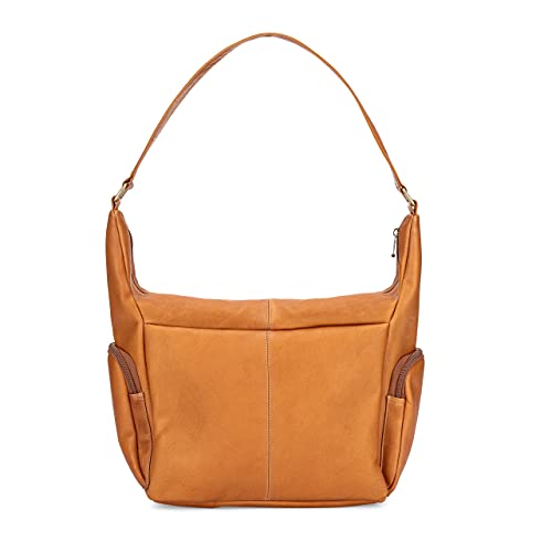 Le Donne Leather - Aria Hobo/Shoulder Bag – Premium Full Grain Colombian Leather Shoulder Bag - 13.5”x10.5”x5” (TAN)