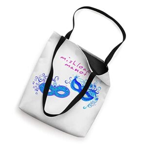 Purim Mishloach Manot blue masks Tote Bag