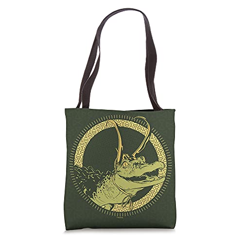 Marvel Loki Alligator Loki with Golden Horns Tote Bag