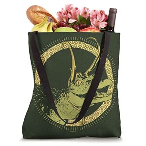 Marvel Loki Alligator Loki with Golden Horns Tote Bag