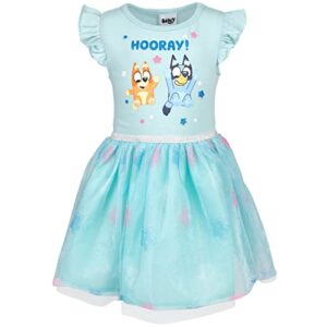 bluey bingo toddler girls dress 4t blue