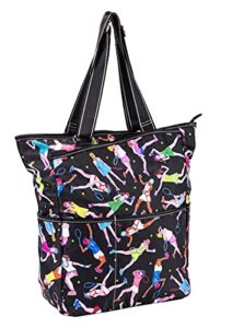 sydney love sport tennis tote (court time-black)