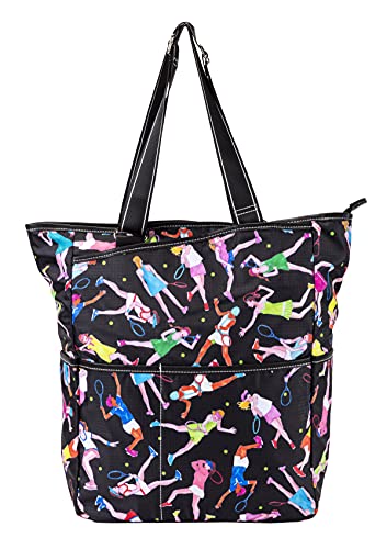 Sydney Love Sport Tennis Tote (Court Time-Black)