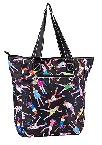 Sydney Love Sport Tennis Tote (Court Time-Black)