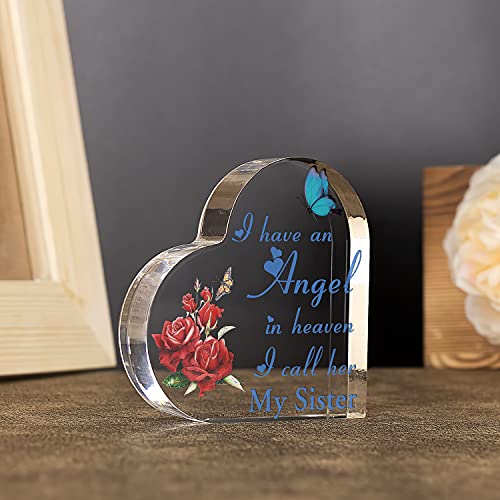 culivis Personalized Memorial Gift for Sister Loss of Sister Sympathy Gifts Sister You Left Me Beautiful Memories Beautiful Memories Sister Gifts Sister in Heaven