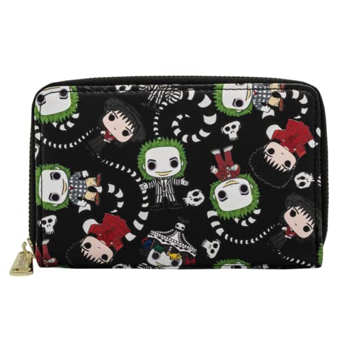 Loungefly POP Beetlejuice Zip Around Faux Leather Wallet