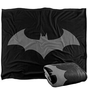 batman hush logo officially licensed silky touch super soft throw blanket 50″ x 60″