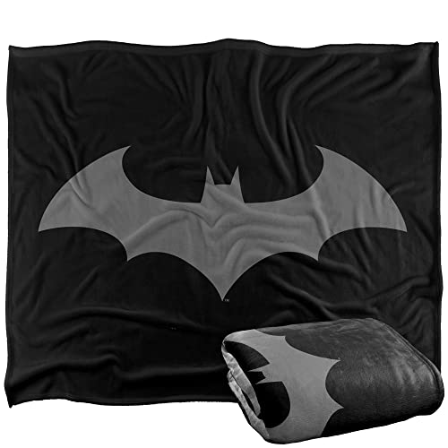 Batman Hush Logo Officially Licensed Silky Touch Super Soft Throw Blanket 50" x 60"