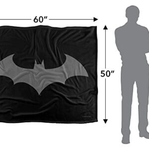 Batman Hush Logo Officially Licensed Silky Touch Super Soft Throw Blanket 50" x 60"