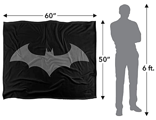 Batman Hush Logo Officially Licensed Silky Touch Super Soft Throw Blanket 50" x 60"