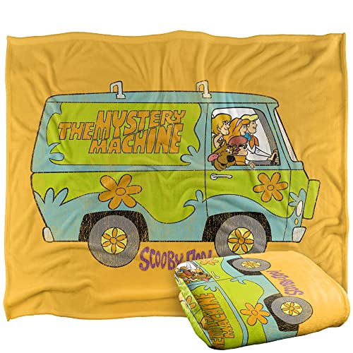 Scooby-Doo The Mystery Machine Officially Licensed Silky Touch Super Soft Throw Blanket 50" x 60"