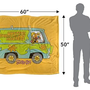 Scooby-Doo The Mystery Machine Officially Licensed Silky Touch Super Soft Throw Blanket 50" x 60"