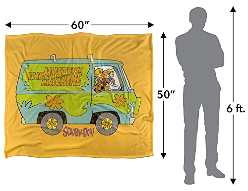 Scooby-Doo The Mystery Machine Officially Licensed Silky Touch Super Soft Throw Blanket 50" x 60"