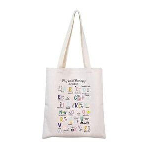 mnigiu physical therapy tote bag pt handbag pt appreciation gift pta gift pt gift occupational therapist graduation gift (handbag)