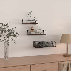 Giftgarden Floating Shelves for Wall Mounted Bulk, Wall Shelf for Bathroom Bedroom Kitchen Living Room Office Storage