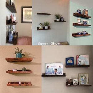 Giftgarden Floating Shelves for Wall Mounted Bulk, Wall Shelf for Bathroom Bedroom Kitchen Living Room Office Storage