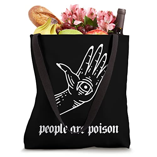 People are poison Aesthetic Rose Pastel Goth Edgy Tote Bag