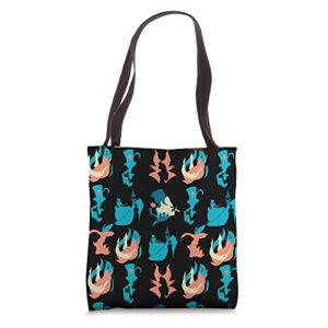 disney villains and princess print tote bag