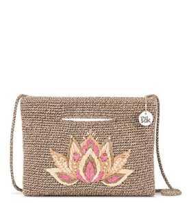 the sak linden convertible crossbody bag in crochet, convertible, multi use strap