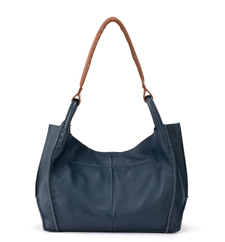 The Sak Los Feliz Medium Tote Bag in Leather, Unlined, Roomy Shoulder Purse