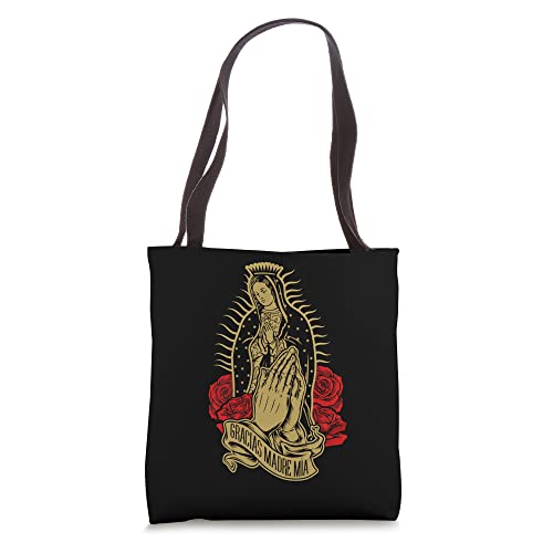 Our Lady Virgen De Guadalupe Virgin Mary Gracias Madre Mía Tote Bag