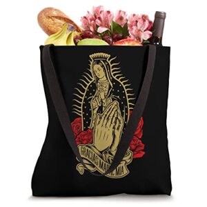 Our Lady Virgen De Guadalupe Virgin Mary Gracias Madre Mía Tote Bag