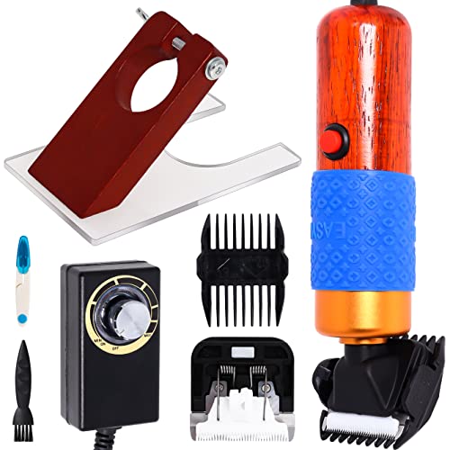 Carpet Trimmer with Shearing Guide Rug, Tufting Gun Rug Making Kit, Electric Speed Adjustable Rug Shears for Handmade Rug Clean Tufted Carpet Tufting Carving Tools Clippers