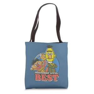 sesame street bert & ernie friendship level: best tote bag