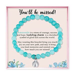 diosky retirement gifts for women, coworker leaving gifts, farewell gifts good luck goodbye going away new job jewelry gift idea for friends coworker boss teacher