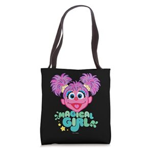 sesame street abby cadabby magical girl tote bag