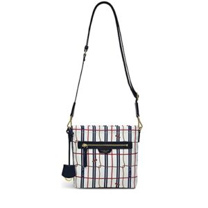 radley london finsbury park rope check – small zip top crossbody