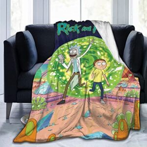 cartoon blanket ultra soft throw blankets flannel blankets all season light weight living room/bedroom travel blanket 50″x40″