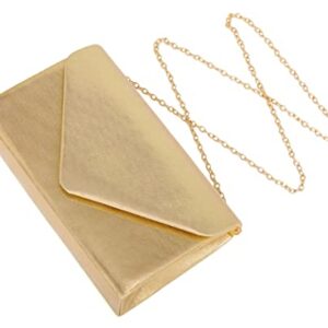 SUCCUNA Women Clutch Purse Evening Bag Gold Crossbody Handbag for Wedding Party