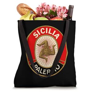 Sicilia Palermo - Vintage Style Palermo Sicily Tote Bag