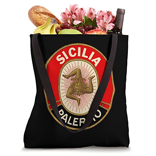 Sicilia Palermo - Vintage Style Palermo Sicily Tote Bag